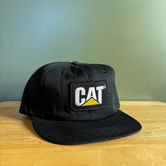 CAT | Accessories | Vintage Cat Caterpillar Machinery 8s Usa Black Foam ...